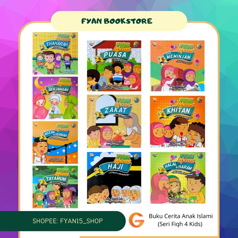 Jual Fyan Book Store: Buku Cerita Anak Islami Fiqh For Kids Penerbit Gema Insani Penulis Tethy ...