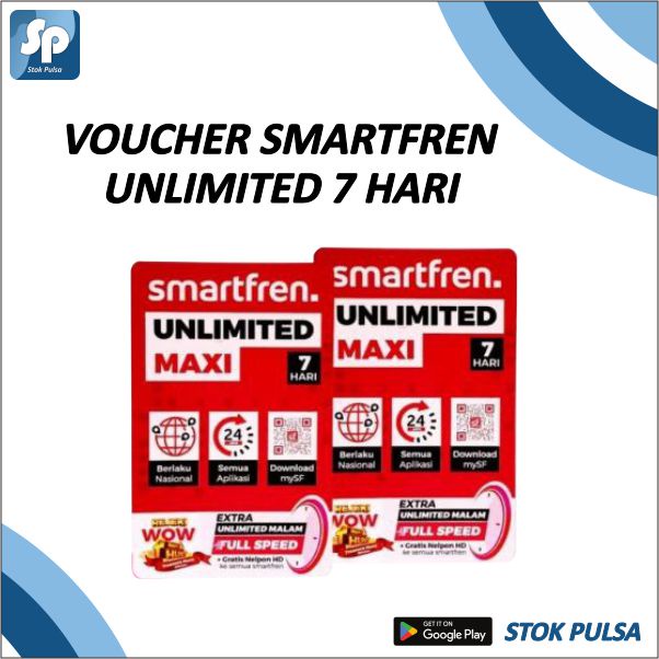Jual Voucher Kuota Smartfren Unlimited 7 Hari | Shopee Indonesia