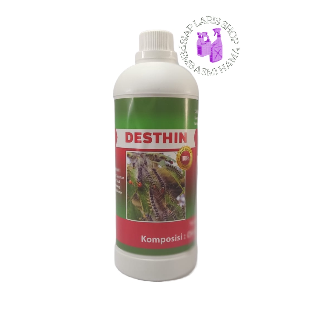 Jual desthin 1 liter obat hama tanaman ulat, hama daun, jamur tanaman ...