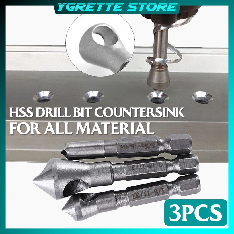 Jual YGRETTE - JIGONG MATA BOR PREMIUM DRILL BIT COUNTERSINK 3PCS 6 ... Jual YGRETTE - JIGONG MATA BOR PREMIUM DRILL BIT COUNTERSINK 3PCS 6 ...