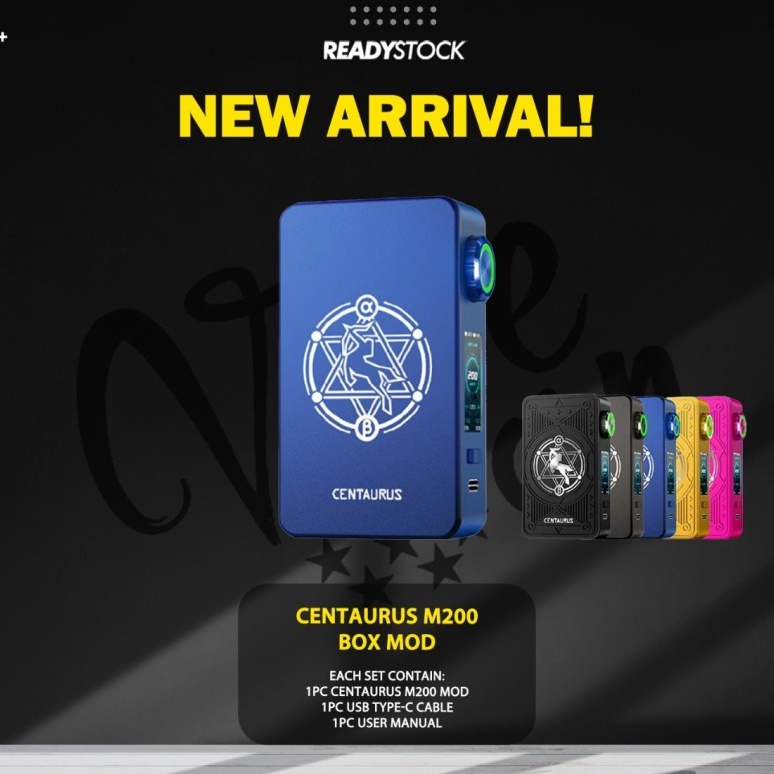 Jual CENTAURUS M200 BOX MOD DUAL BATTERY AUTHENTIC BY LOSTVAPE | Shopee ...