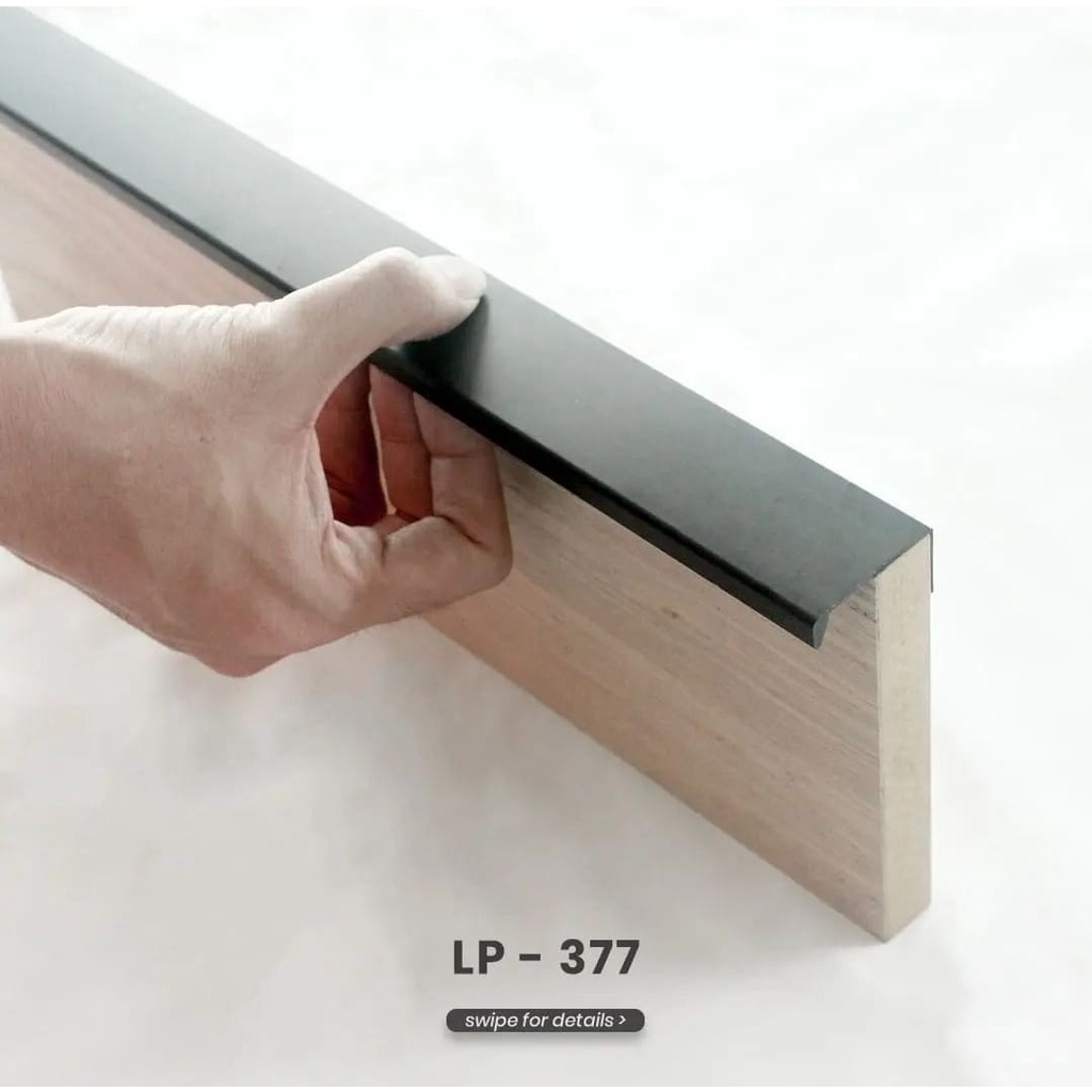 Jual Handle Aluminium Profil Huben LP-377 Hitam | Shopee Indonesia