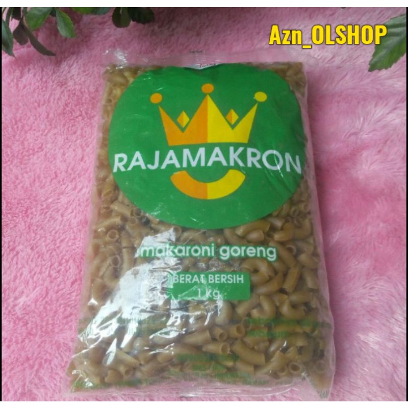 Jual makroni mentah besar mekar merk raja makron 1kg | Shopee Indonesia