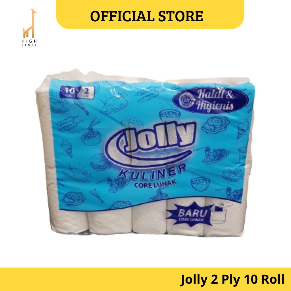 Jual Tissue Tissu Tisu Kuliner Bathroom Toilet Jolly Joly Lunak 10 Roll ...