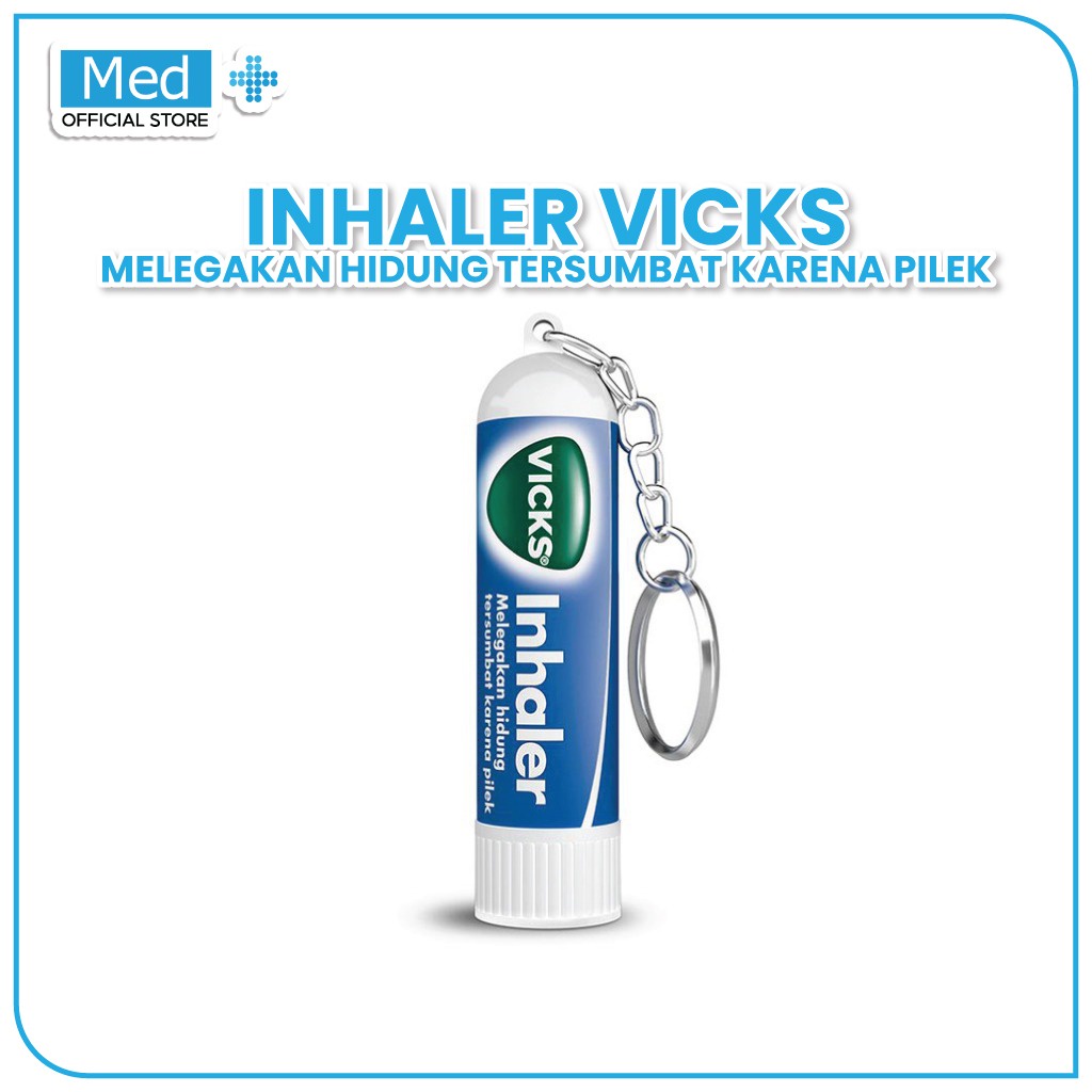 Jual Med+ Vicks Inhaler Keychain 0,5ml / Melegakan Hidung Tersumbat ...
