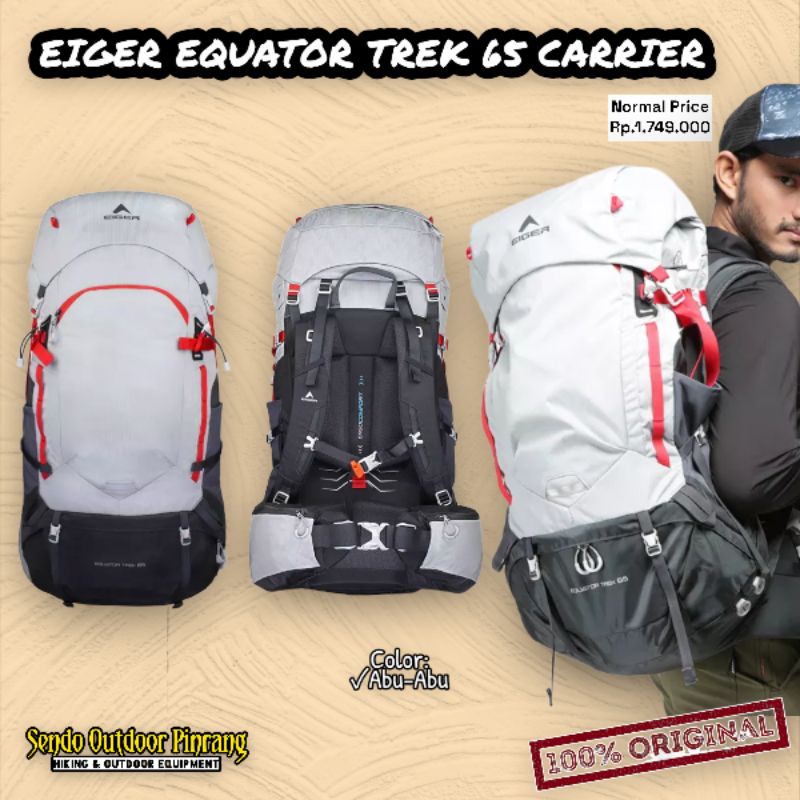 Jual TAS CARRIER EQUATOR TREK65L | Shopee Indonesia
