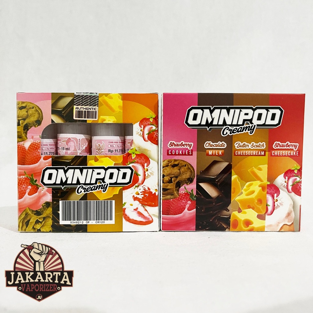 Jual PODS FRIENDLY OMNIPOD CREAMY PACK PODS 12MG 15ML X 4PCS BY OMNILAB ...