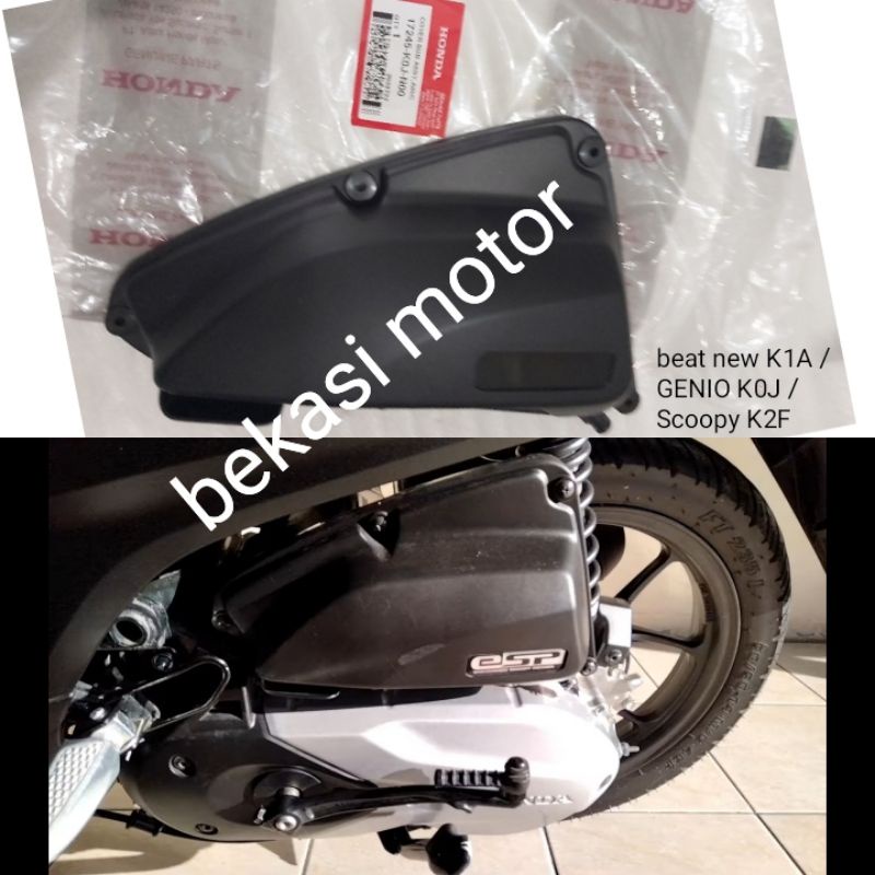 Jual cover tutup box filter udara honda genio scoopy K2F beat new K1A ...