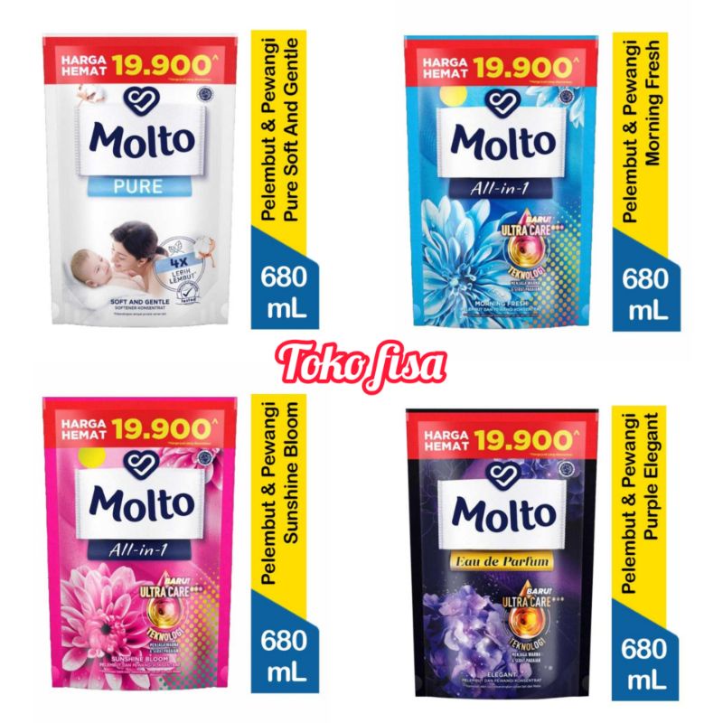 Jual Molto Pewangi Pakaian 680ml | Shopee Indonesia