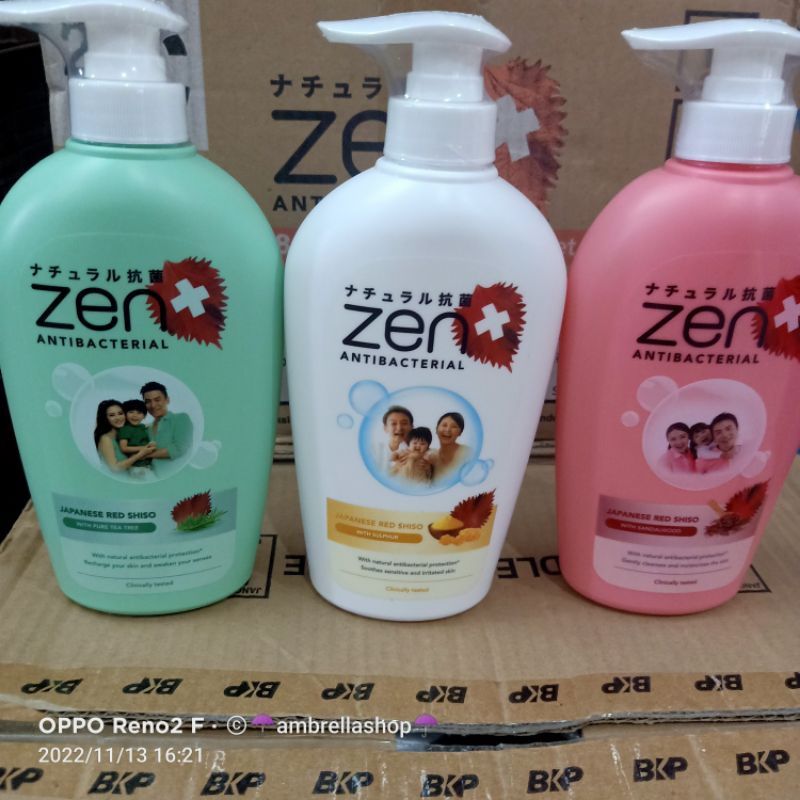 Jual SABUN ZEN CAIR KEMASAN 480ml BOTOL PUMP | Shopee Indonesia
