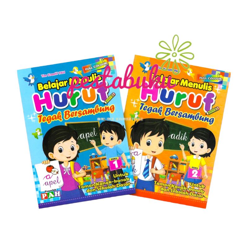 Jual Buku Paud Belajar Menulis Huruf Tegak Sambung PAH | Shopee Indonesia