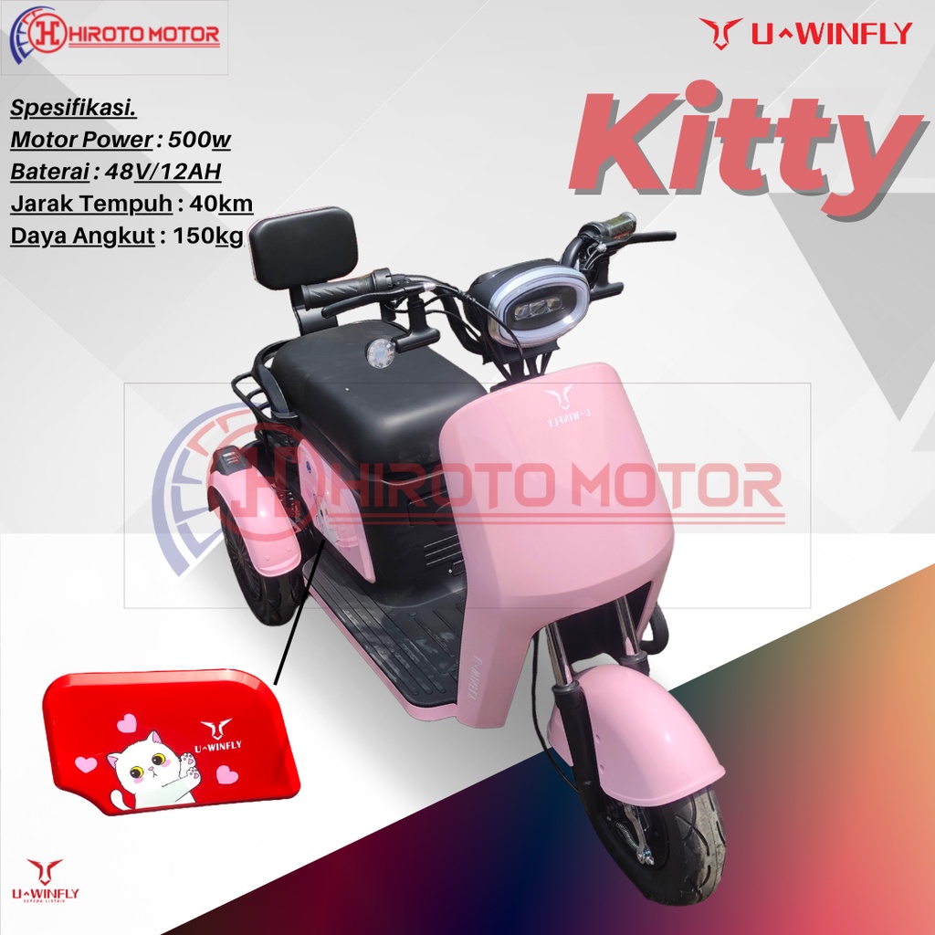 Jual Sepeda Listrik Roda Tiga U-WINFLY Kitty | Shopee Indonesia