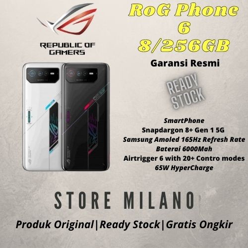 Jual RoG Phone 6 5G 8/256GB ~ 12/256GB Garansi Resmi TAM | Shopee Indonesia