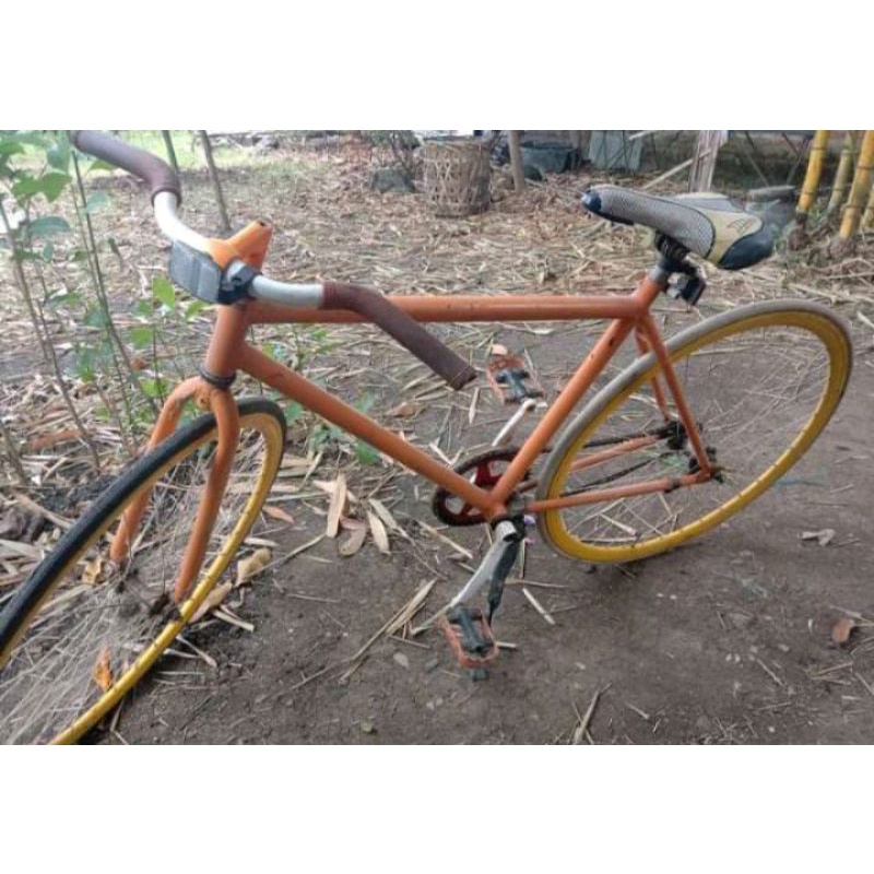 Jual SEPEDA FIXIE OREN SIAP GOWES | Shopee Indonesia