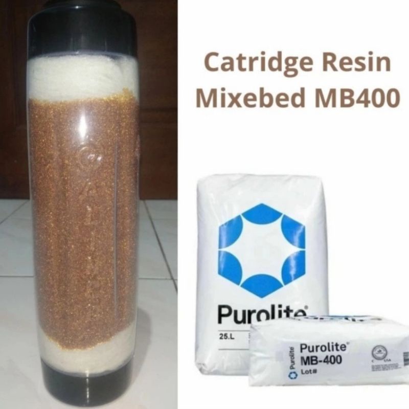Jual catridge resin mixebed MB400(menurunkan tds air) | Shopee Indonesia