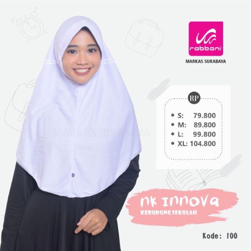 Jual JILBAB PASANG RABBANI NK INNOVA ORIGINAL ( pita luar ) | Shopee Indonesia