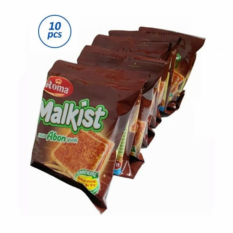 Jual ROMA Malkist Abon Crackers Biskuit [18 g/ 10 pcs/ Renceng ...