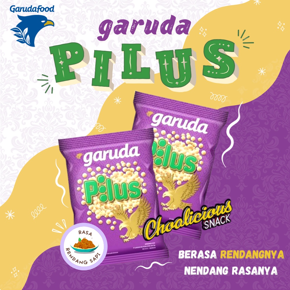 Jual Garuda Pilus Rendang Sapi Snack Kacang Pilus @18 gram / 18g ...