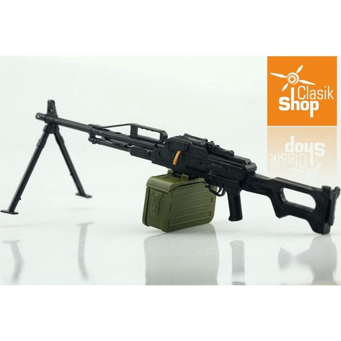 Jual 1:6 Scale PKP Gun Miniatur Senjata Mesin Hot Toys Gundam | Shopee ...