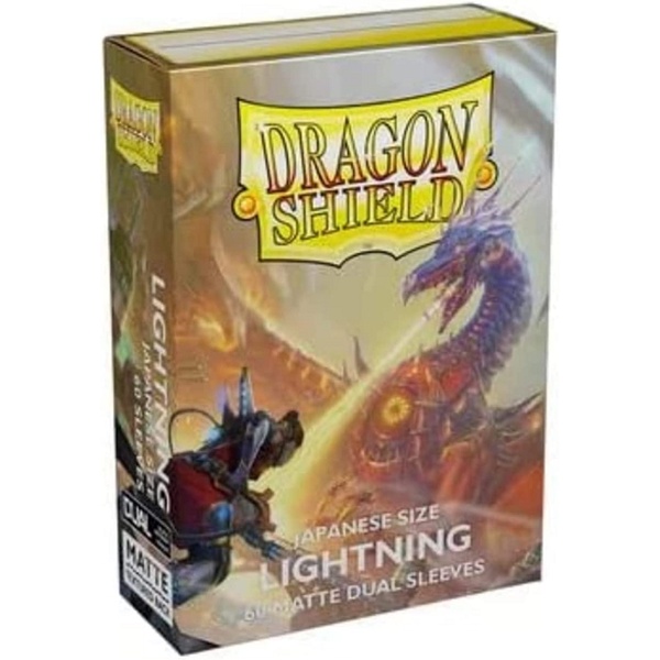 Jual Dragon Shield Dual Matte 60 Card Sleeve Japanese Size Lightning ...