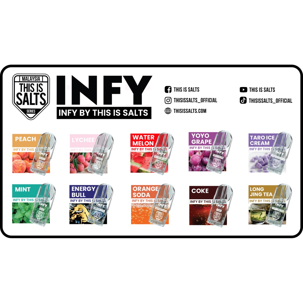 Jual INFY BY THIS IS SALTS Closed System POD Vape Series - Pods Only ...
