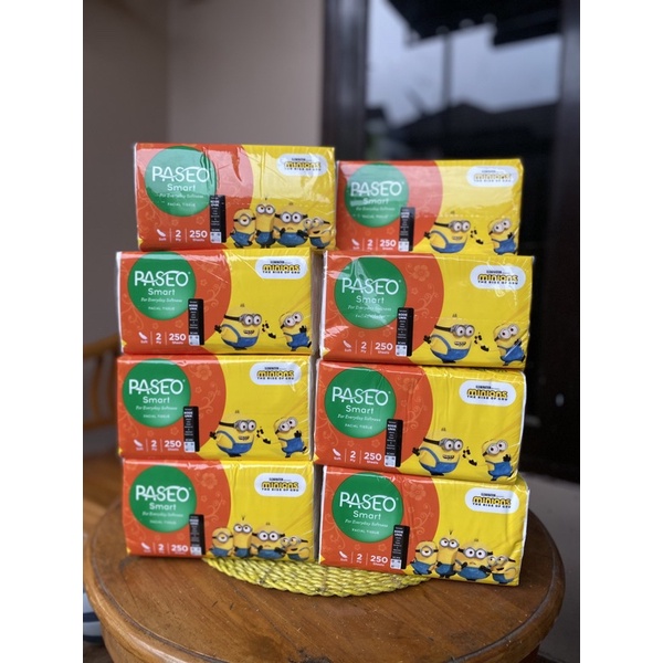 Jual TISSUE PASEO SMART MINIONS 250 SHEETS | Shopee Indonesia