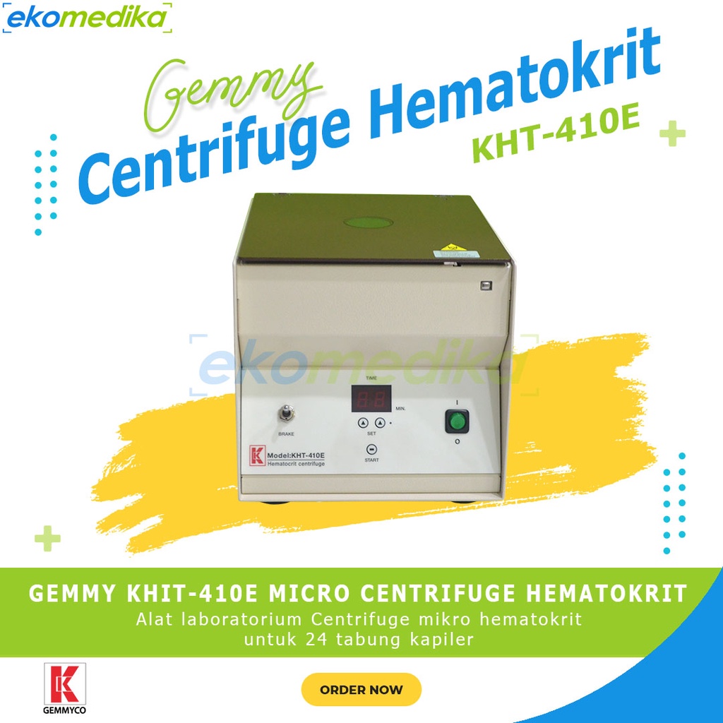 Jual Micro Centrifuge Hematokrit GEMMY KHT-410E Taiwan 24 Tabung Kapiler / Mikro Centrifuge ...