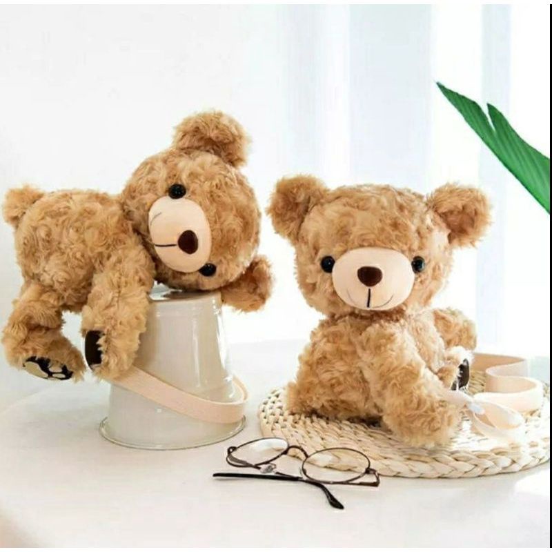 Jual Tas Boneka Rangkul Bear/ Tas Boneka Viral/Tas Boneka Korea/Tas ...