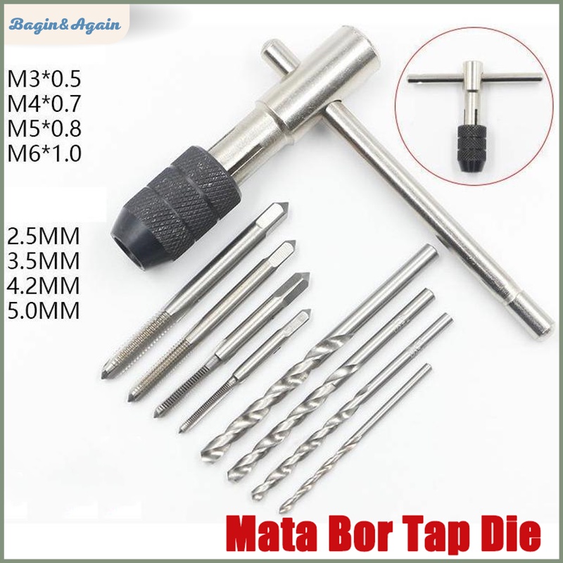 Jual Mata Bor Tap Die Set, Mata Bor Senai Drat Baut Pembuat Derat Ulir ...
