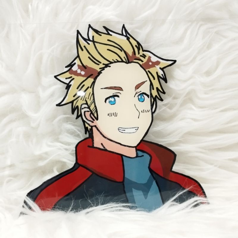 Jual Custom Acrilyc Anime Glass Painting (Bisa 1 atau 2 Character ...