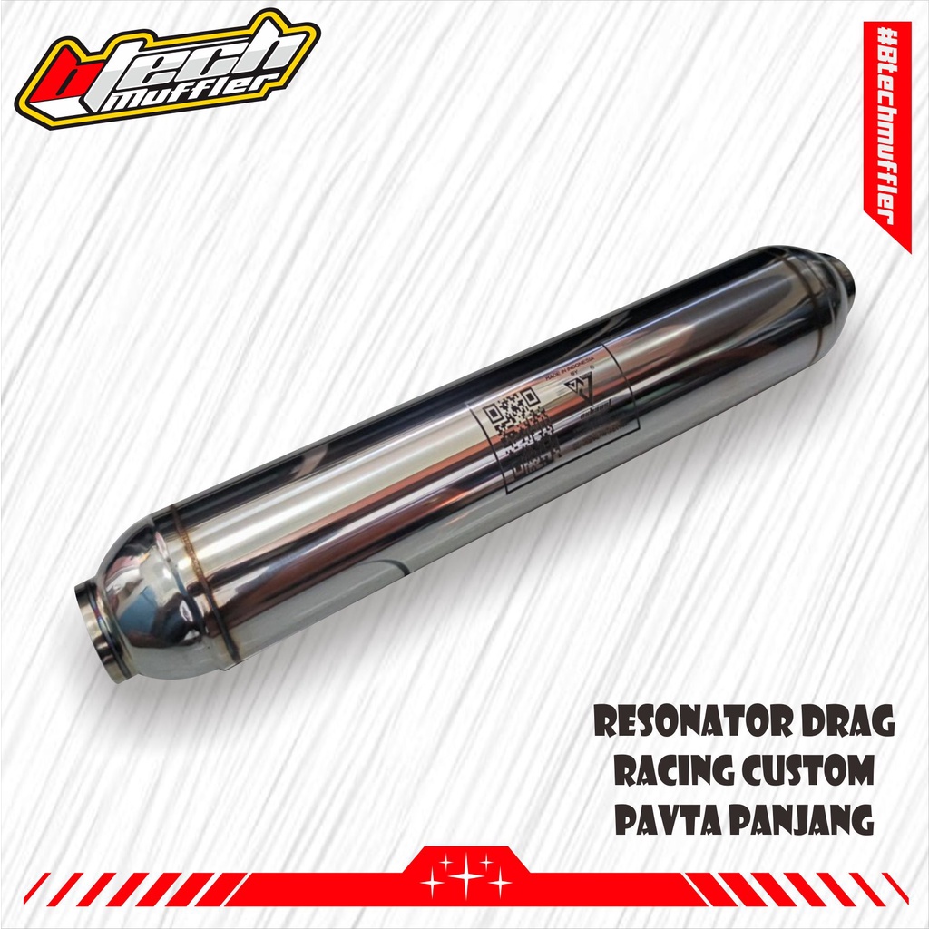 Jual Resonator Drag Racing Custom Pavta Panjang SERIES | Shopee Indonesia