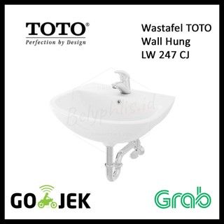 Jual LW 247 CJ | Wastafel Gantung TOTO | Wall Hung Lavatory (BODY ONLY ...