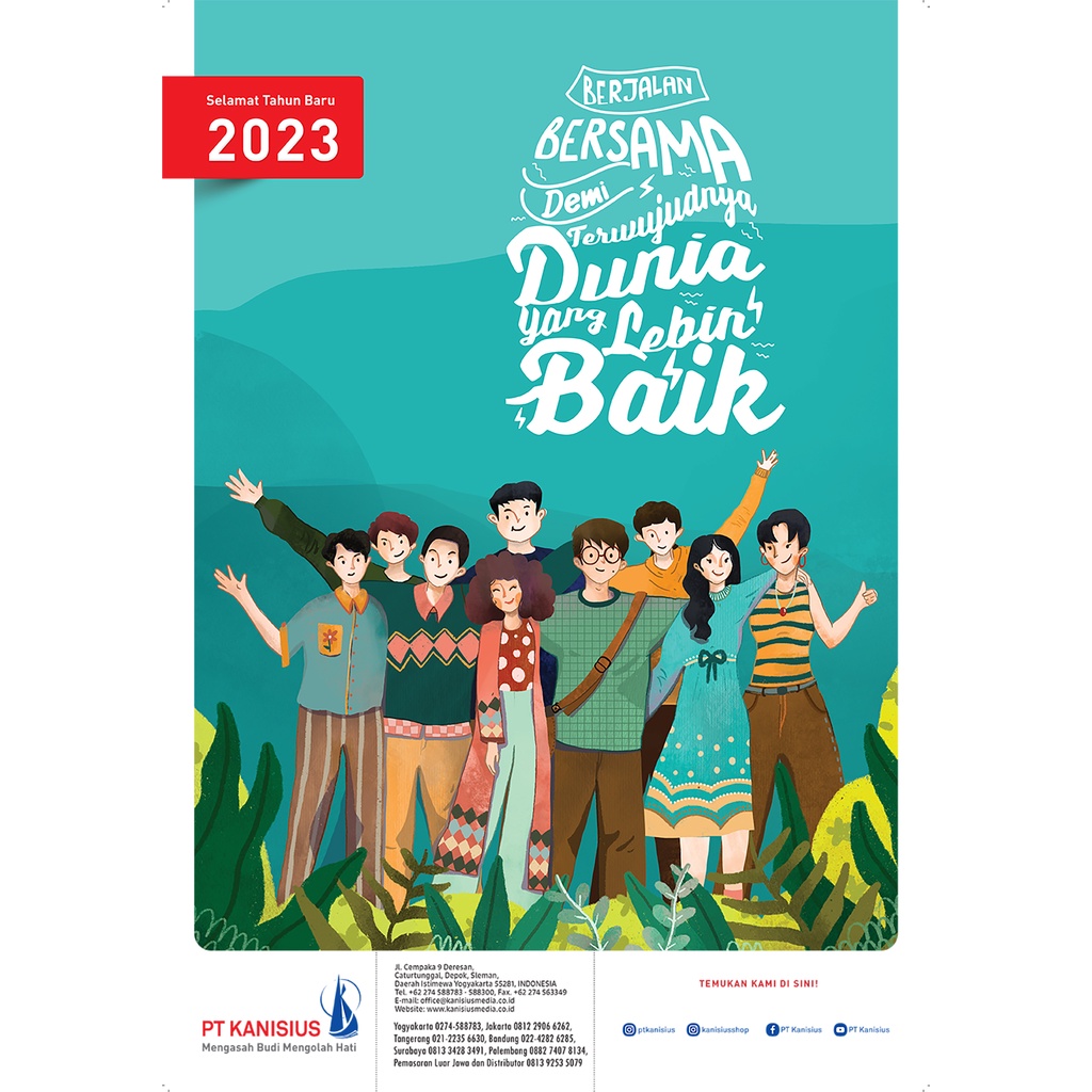 Jual Kalender Dinding PT Kanisius 2023 (Umum) | Shopee Indonesia