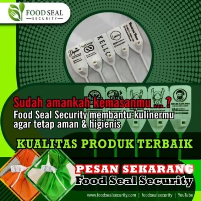 Jual Food Seal Security Cable Ties Segel Kemasan Pengaman Makanan ...