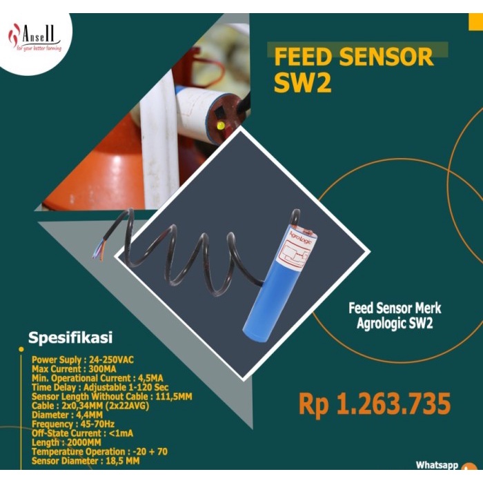 Jual Feed Sensor SW-2- Sensor Pakan pada Feedline System | Shopee Indonesia