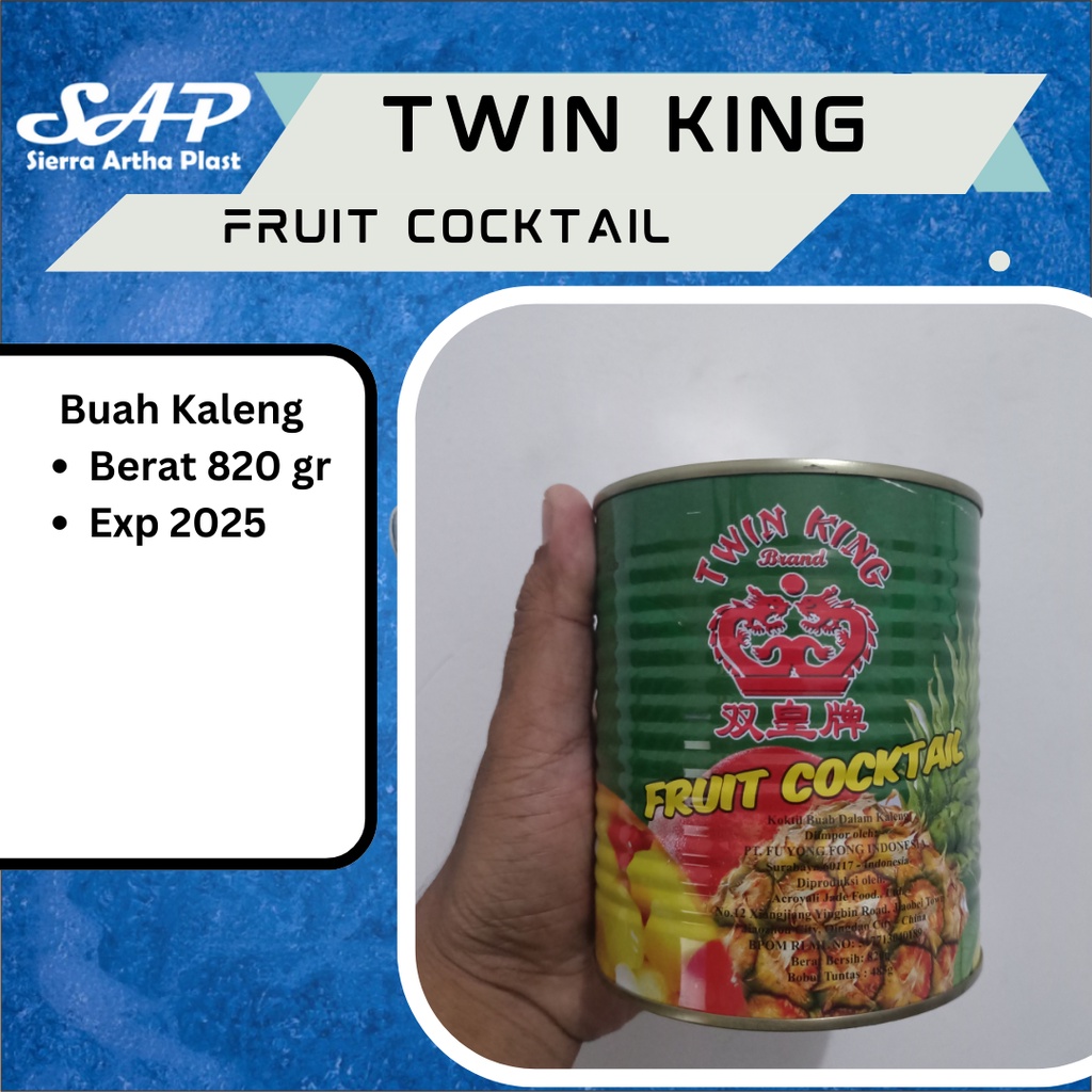 Jual Twin King Fruit Cocktail | Buah Kaleng | Shopee Indonesia