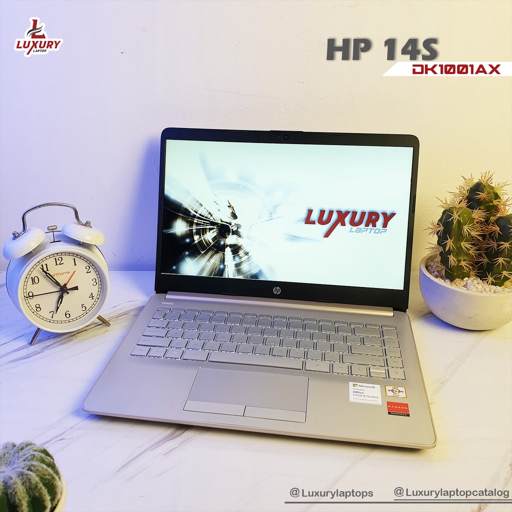 Jual LAPTOP HP 14S DK1001AX SLIM ATHLON SSD 256GB HDD 1TB DUAL VGA ...