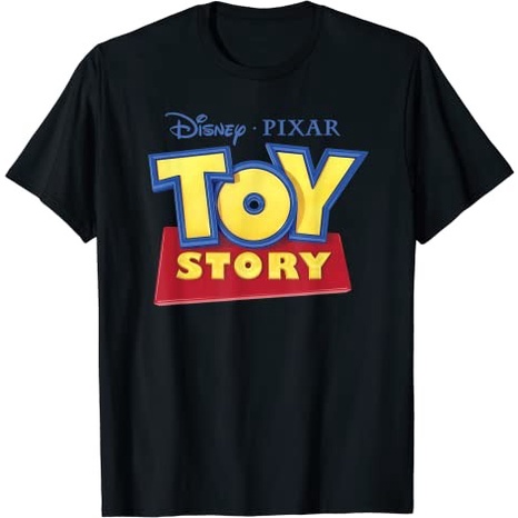 Jual Baju Disney Pixar Official TOY STORY Movie Logo Graphic T-Shirt ...