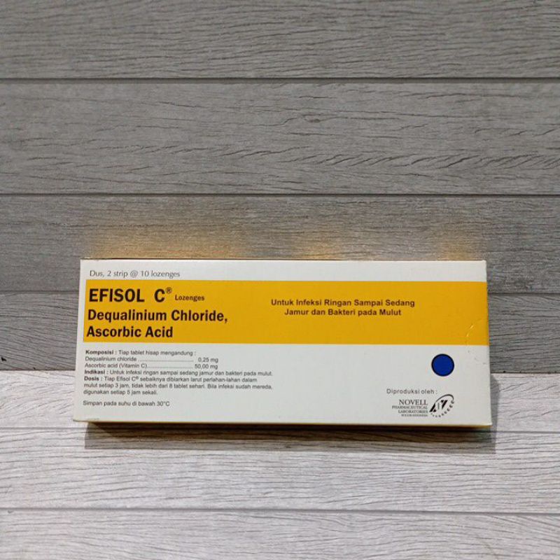 Jual Efisol Tablet Hisap ( jual perstrip) | Shopee Indonesia