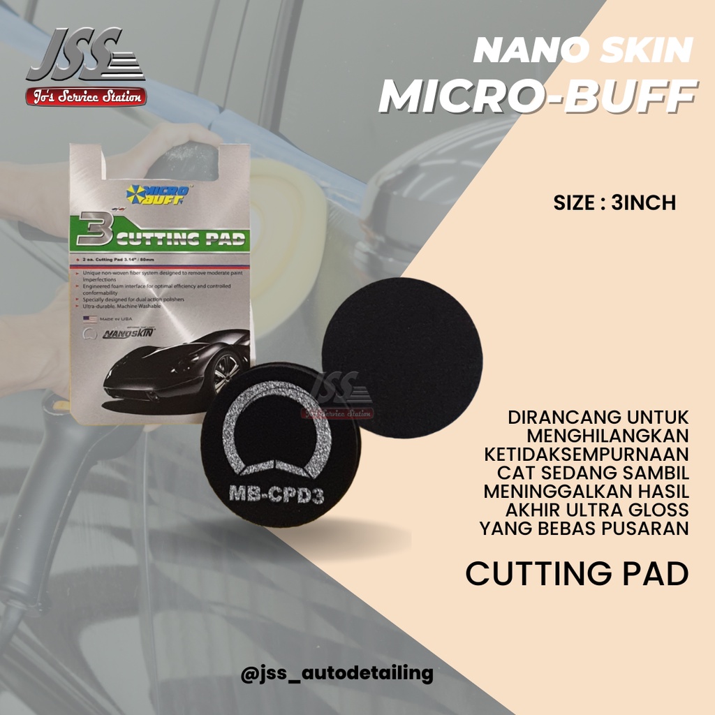 Jual Nano SKin (MB-CPD) MICROBUFF Cutting Pad 3" isi 2 pc | Shopee ...