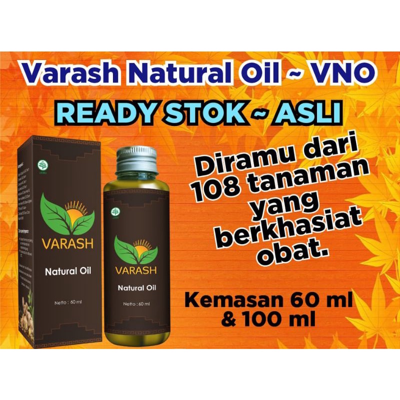 Jual VARASH NATURAL OIL (VNO) | Shopee Indonesia
