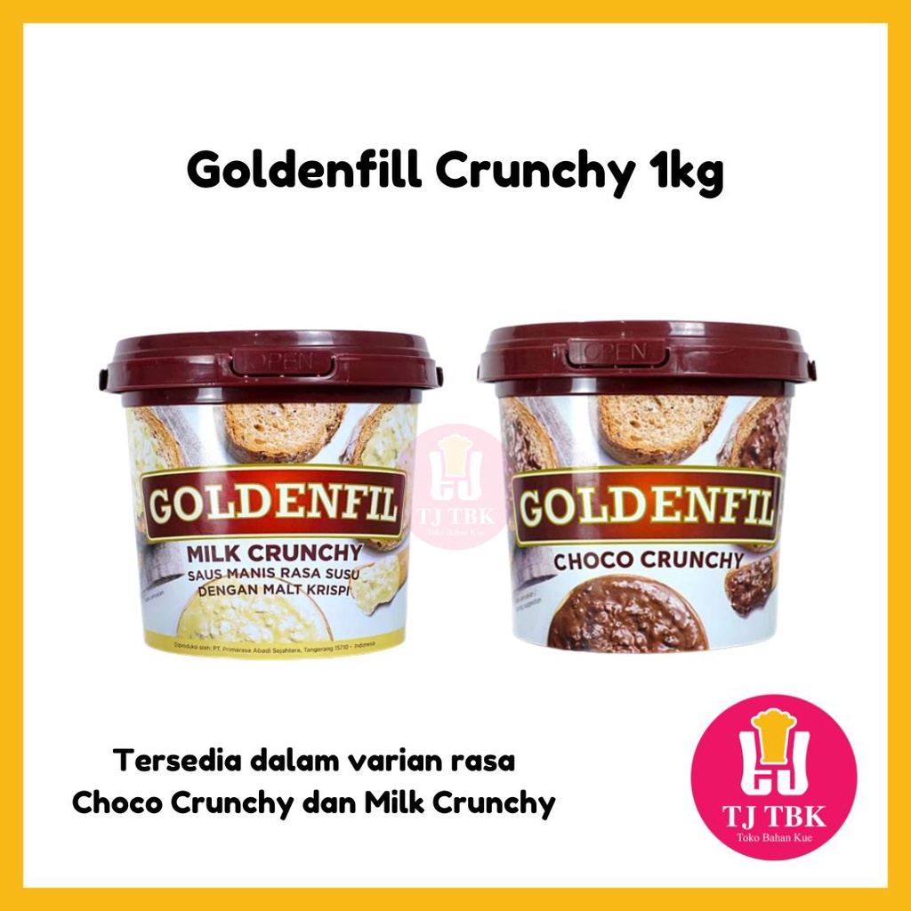 Jual GOLDENFIL Choco Crunchy/Milky Crunchy 1kg | Shopee Indonesia