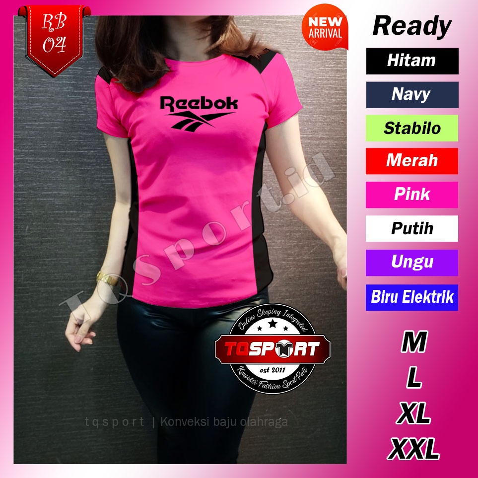 Jual BAJU Olahraga WANITA KAOS SENAM Fitnes Cewek PAKAIAN Lari Gym ...