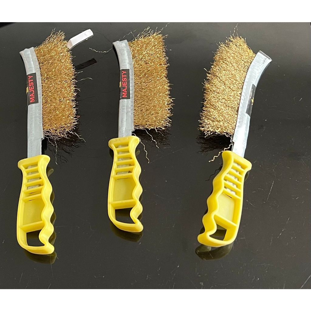 Jual Sikat Baja Kuning Bengkok (Golok) GG Plastik | Shopee Indonesia