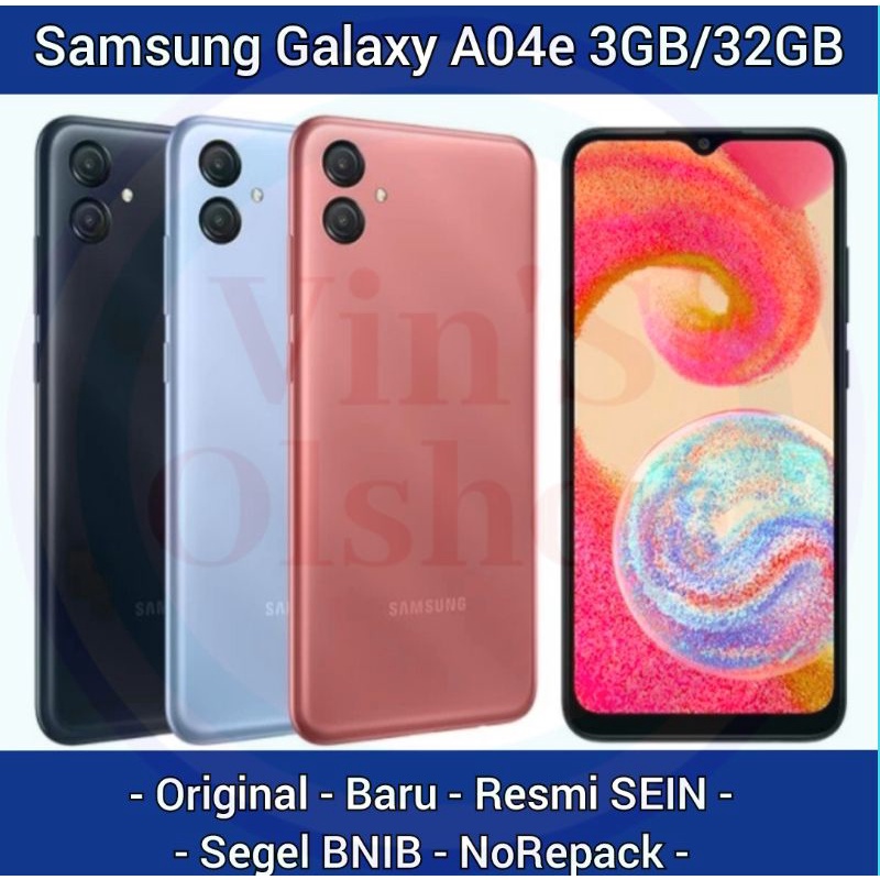 Jual Samsung A04e 3GB/32GB & 3GB/64GB Resmi | Shopee Indonesia