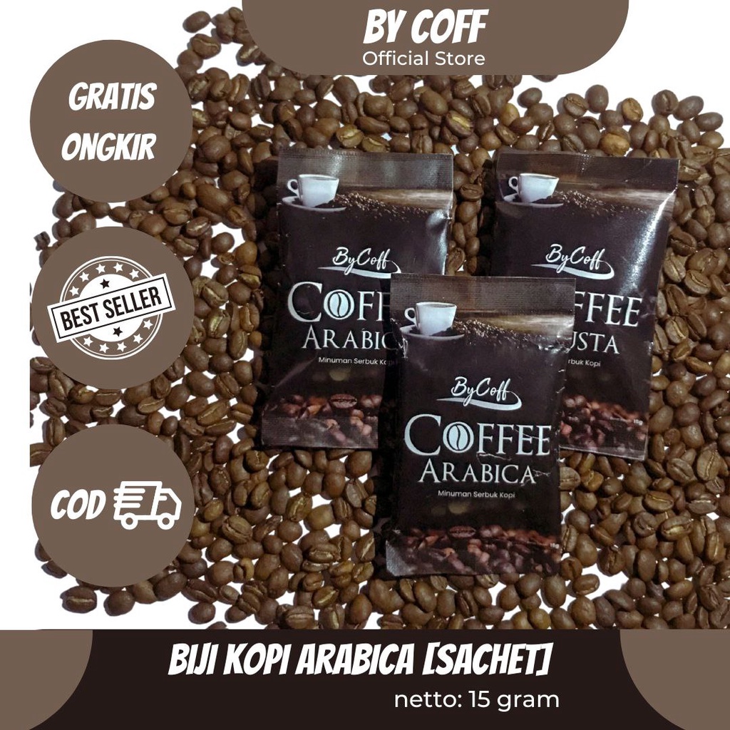 Jual By Coff Kopi Arabica Sachet 15 gr | Arabica Asli Jember | 100% ...
