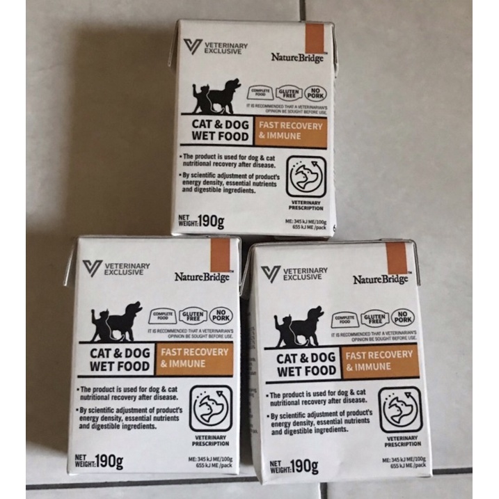 Jual Nature Bridge Recovery 190gr | Wet Food Makanan Basah Anjing ...