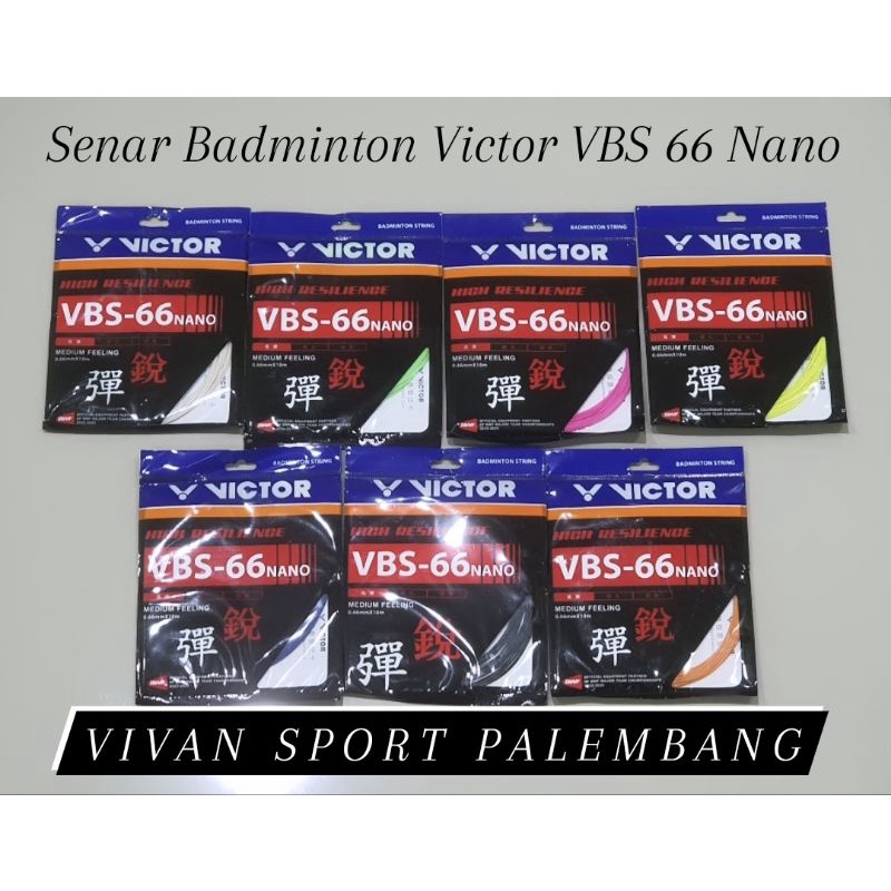 Jual Senar Badminton Victor VBS 66 Nano / Senar Victor VBS-66 Nano ...