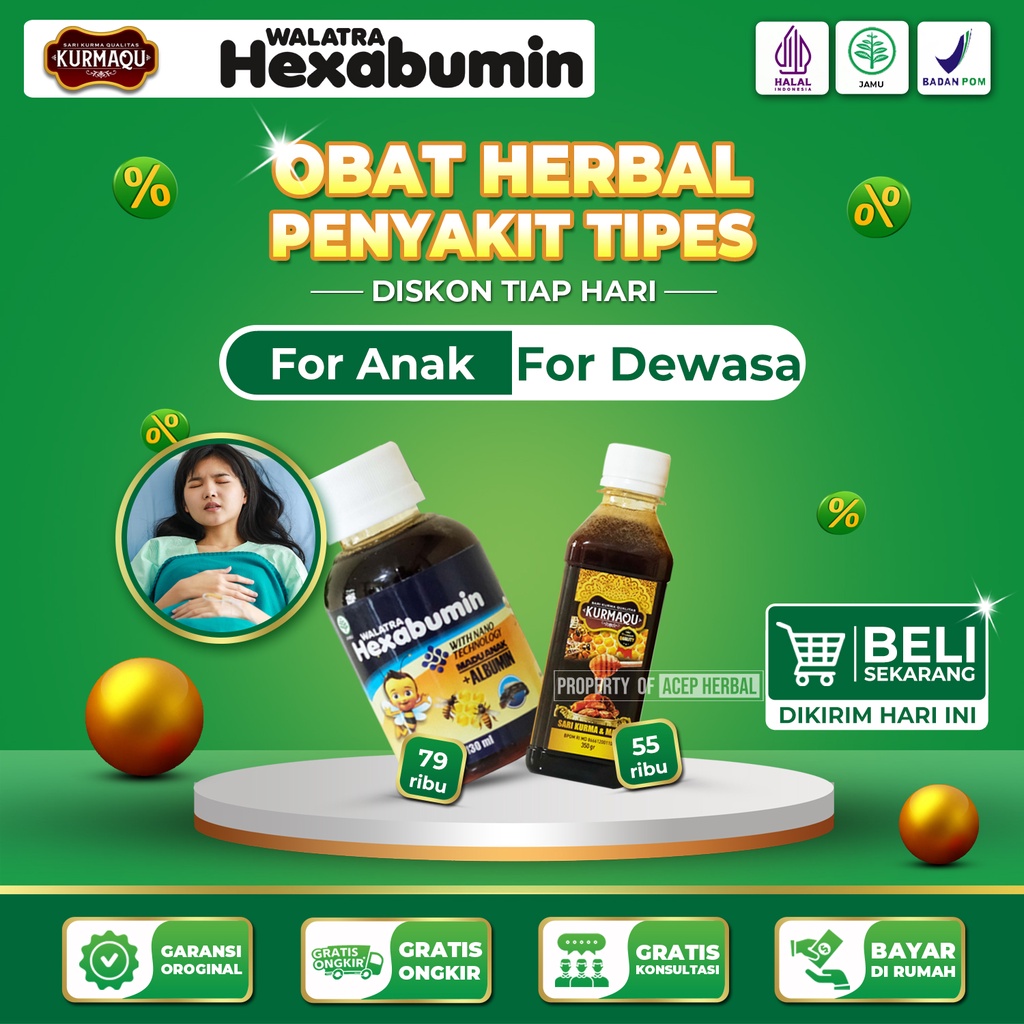 Jual Obat Tipes Thypus Tipus Anak Dewasa Demam Tifoid Migrain Meriang ...