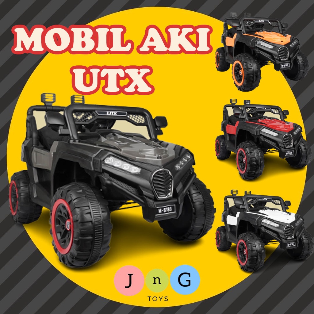Jual Mobil Aki Anak UTX JEEP Mainan Mobilan Anak dengan Remote Control ...